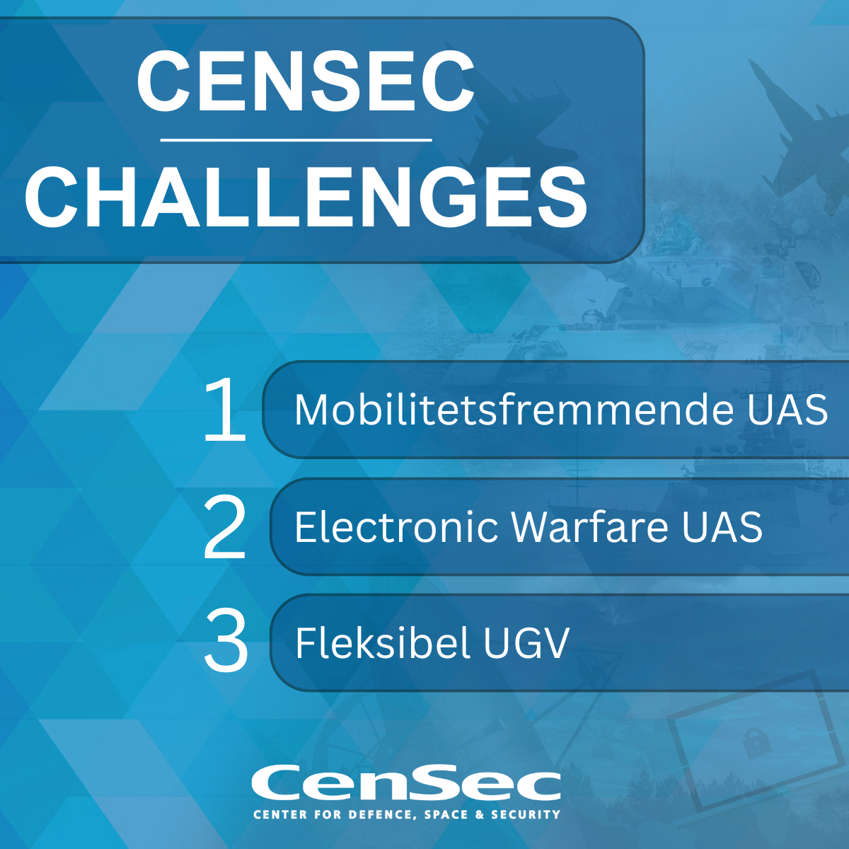 CenSec | Center for Defence, Space & Security
